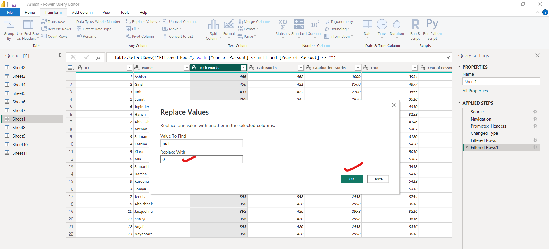 How To Replace Values In Power Query Editor